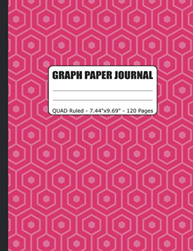Graph Paper Journal: Graphing Notebook | Quad Ruled Notebook 5x5 for ...