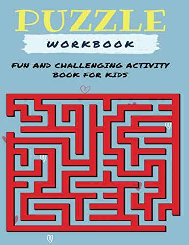 Puzzle Workbook - Fun and Challenging Activity Book For Kids: Great for ...