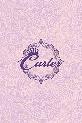 Carter - i'm Carter, nootbook: Ruled 6x9 - 100 pages Ruled writing ...