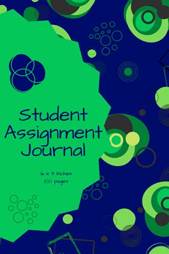 Student Assignment Journal: homework logbook for back to school, term ...