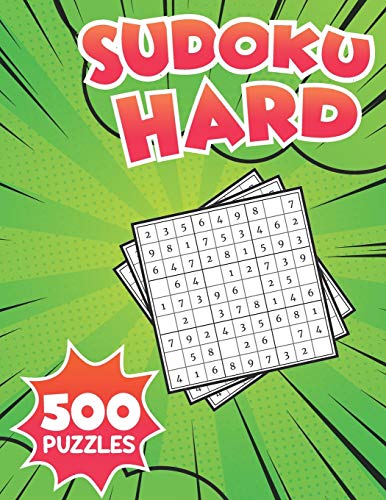 Sudoku Hard 500 Puzzles: Extreme Challenge Collection of Sudoku ...