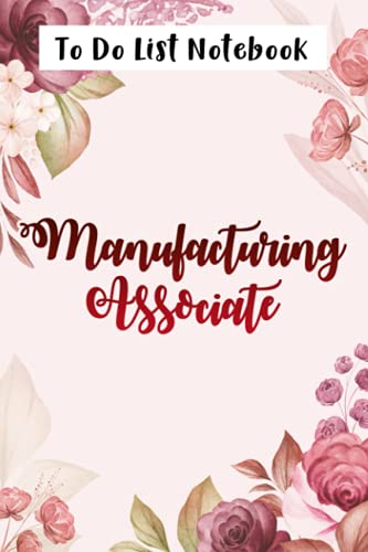 To Do List Notebook Manufacturing Associate Job Title Check List ...