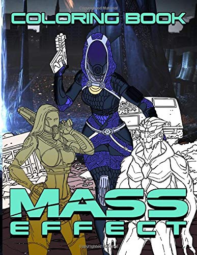Mass Effect Coloring Book: Mass Effect Awesome Coloring Books For ...