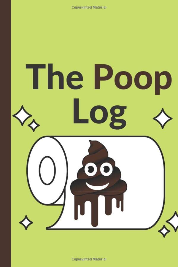 The Poop Log: Poop Log Book | 300+ Logs | 6" x 9" pages by Candid Books ...