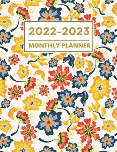 2022-2023 Monthly Planner: Two Years, 24 Months Planner, Calendar ...