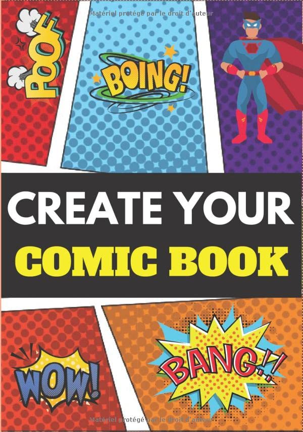Create Your Comic Book: Your Comic Book - Comic Book Notebook : Draw ...