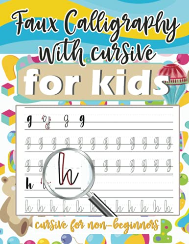 Faux Calligraphy with cursive: To learn cursive calligraphy. Exercises ...