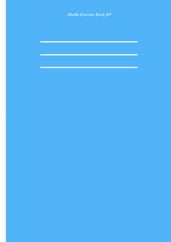 Maths Exercise Book A4: 1 cm Squared Quad | Grid Ruled School Notebook ...