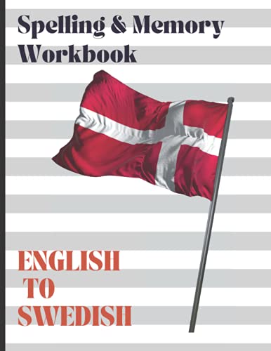 English to Danish Spelling & Memory Workbook: Danish Vocabulary ...