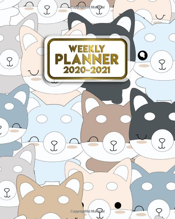 Weekly Planner 2020-2021: Cute Two Year Organizer & Planner with Weekly ...