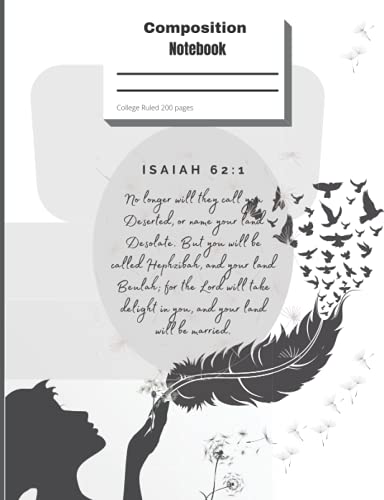 Composition Notebook: 200 College Ruled Pages, Dandelion fluff, wishes ...