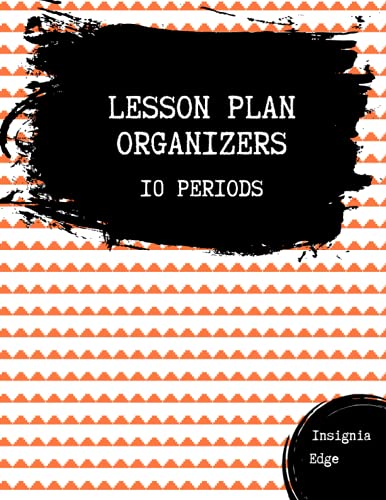 Lesson Plan Organizers 10 Periods: Ten Subjects Columns | Undated Lined ...
