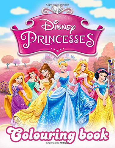 Disney Princess Colouring Book: Great Gift For Girls, Kids And Adults ...