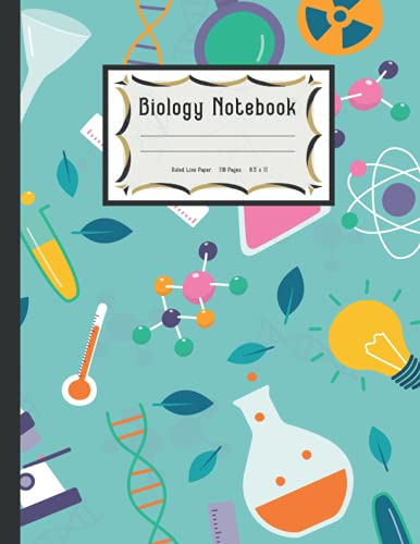 Biology Notebook: Exploring Creation with Biology College Ruled ...