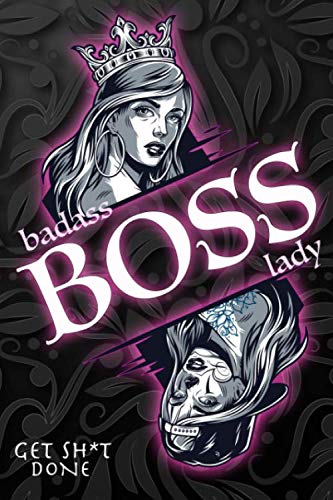 Badass Boss Lady: Lined Notebook - Halloween Edition - by printworxx ...
