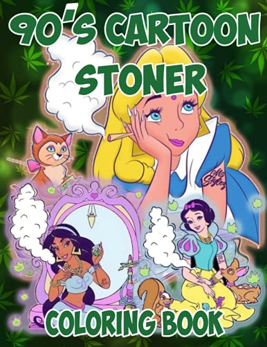 90s Cartoon Stoner Coloring Book: 90s Nickelodeon The Splat Stoner Coloring Book, Stoner ...