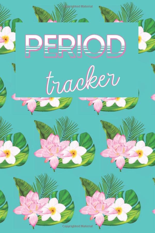 Period Tracker: Turquoise Period Journal For Women,Young Girls and ...