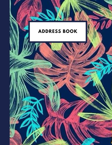 Address Book: Large Print Address Book with Tabs for Seniors & Women ...