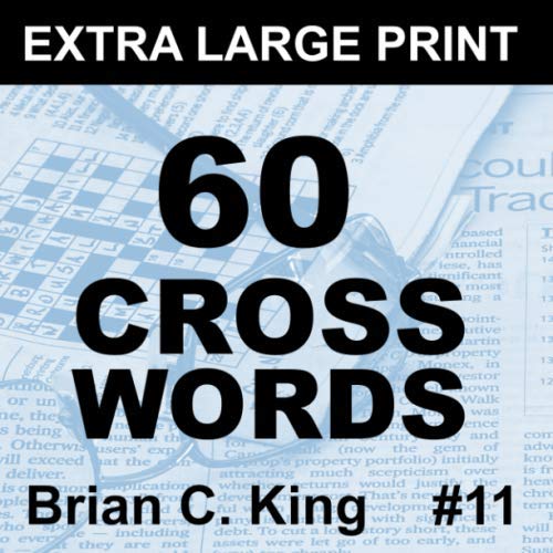 60 Extra Large Print Crosswords: Big Font Large Crosswords for Adults ...