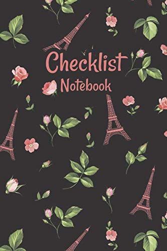 Checklist Notebook: A Modern Floral To Do List Notebook for Women to ...
