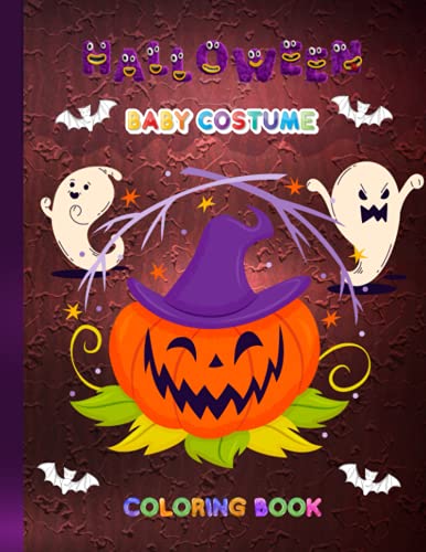 Halloween Baby Costume Coloring Book: For Kids Ages 4-8, Cute Halloween ...