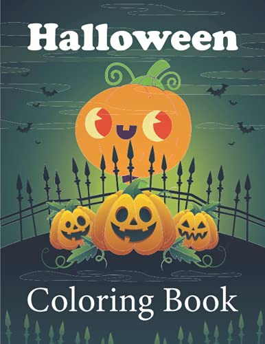 Halloween Coloring Book: Spooky Cute Halloween Coloring Book for Kids ...