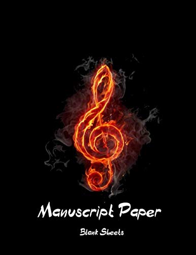 Manuscript Paper Blank Sheets: 12 Staves 100 Pages Music Manuscript ...