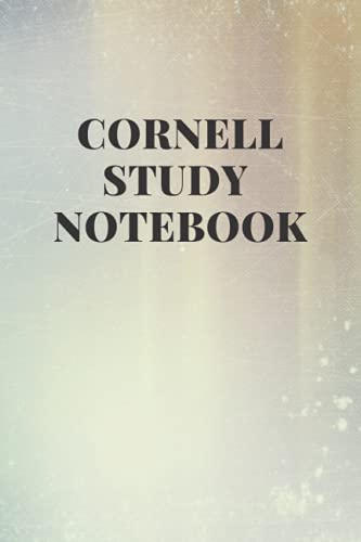Cornell Study Notebook: Cornell Style/ 3 section : note-taking, summary ...