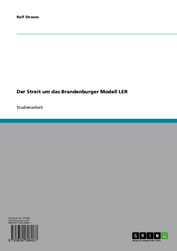 Der Streit um das Brandenburger Modell LER by Ralf Strauss | Goodreads