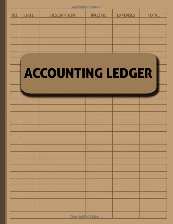 Accounting Ledger: Simple Accounting Ledger for Small Business Bookkeeping by Wilbur Hudson ...