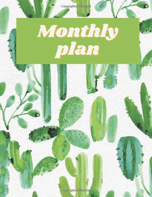 MONTHLY PLAN: 2020-2021 Planner Academic, To-Do List, Goals, Calendar ...