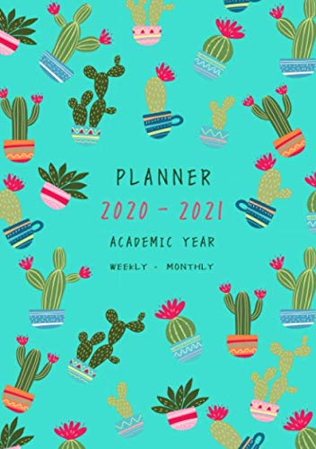 Planner 2020-2021 Academic Year: A5 Small Weekly and Monthly Organizer ...