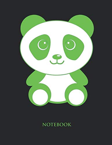 Cute Panda Notebook: Journal Lined Notebook - Large (8.5 x 11 inches ...