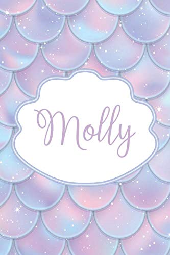 Molly: Personalized Name Journal Mermaid Writing Notebook For Girls and ...