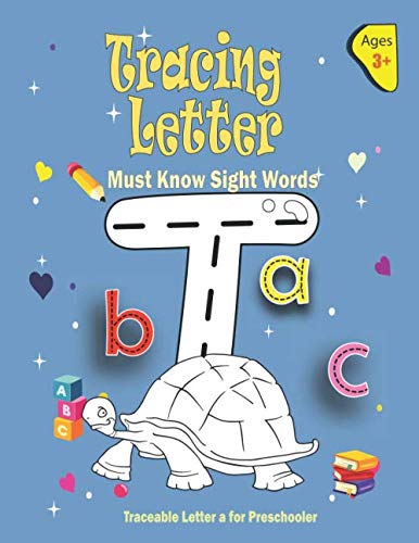 Tracing Letter must know sight words traceable letter a for Preschooler ...