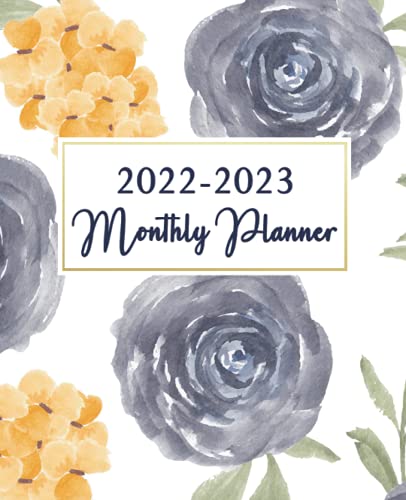 2022-2023 Monthly Planner: 2 Year Plan Ahead Calendar or Two Year Diary ...