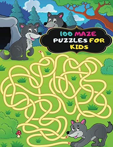 100 Maze Puzzles For Kids: Great for Developing Problem Solving Skills ...