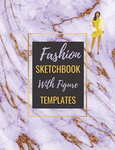 Fashion Sketchbook With Figure Templates Large Female Figure Templates For Quick And Easy