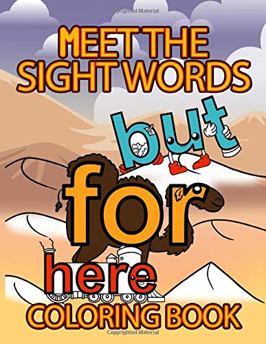 Meet The Sight Words Coloring Book: Premium Unofficial Meet The Sight ...