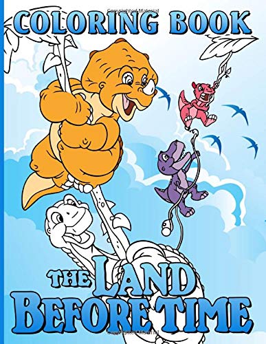 The Land Before Time Coloring Book: Creature The Land Before Time Adult ...
