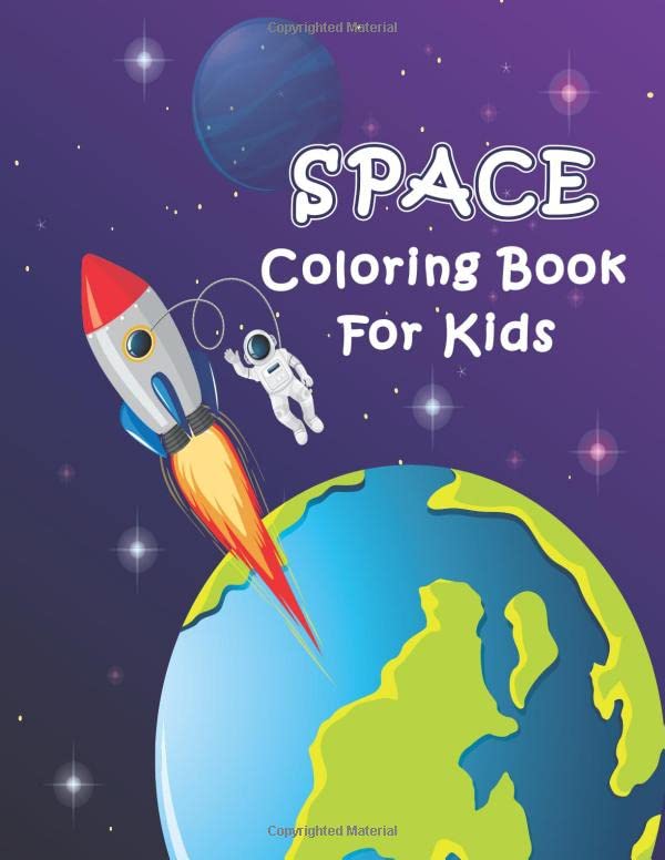 space coloring books for kids: Fantastic Outer Space Coloring with ...