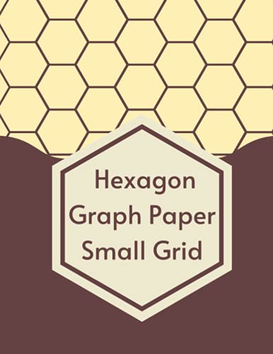 Hexagon Graph Paper Small Grid: Perfect Gift for Students, Designers ...