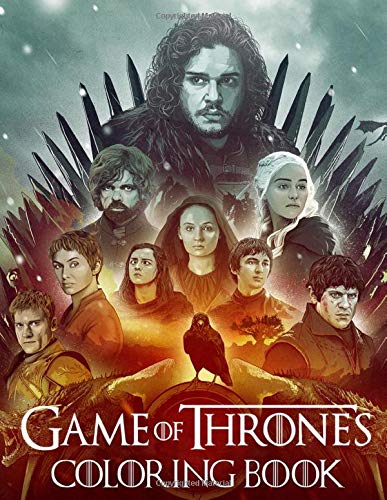 Game Of Thrones Coloring Book: HBO Famous TV Show Series Movie Coloring ...