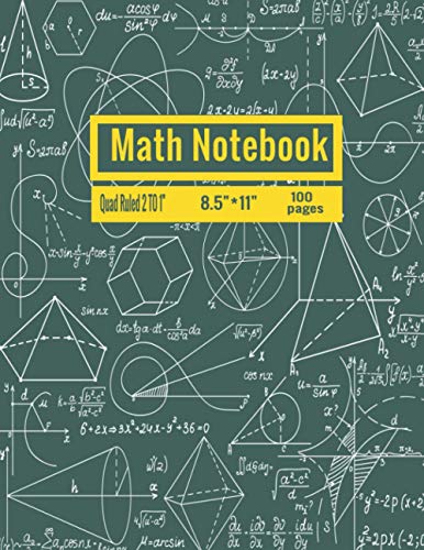 Math Notebook: graph paper , Workbook for Math/Notebook For Children ...