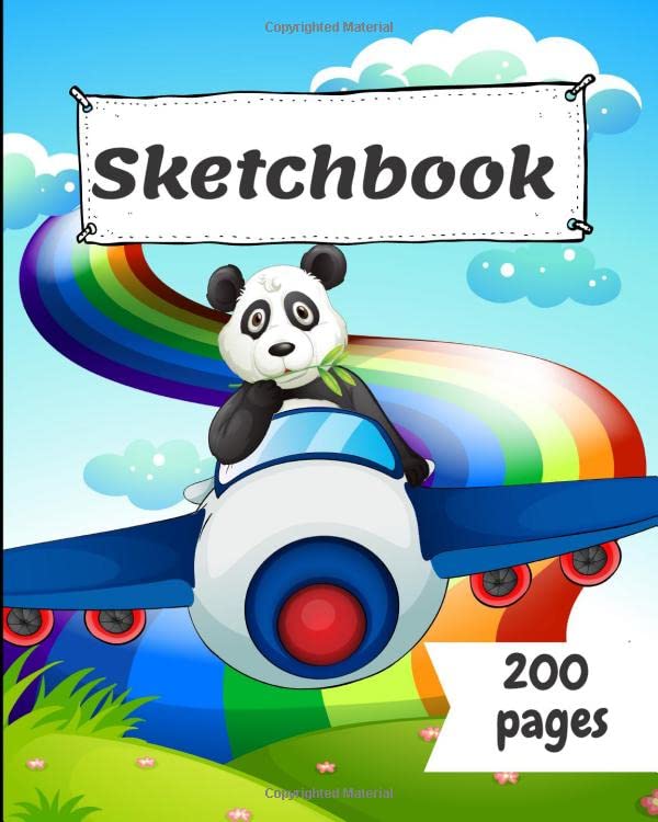 Sketch Book: For Kids - Drawing Practice, Doodling, Sketch Pad - Panda ...