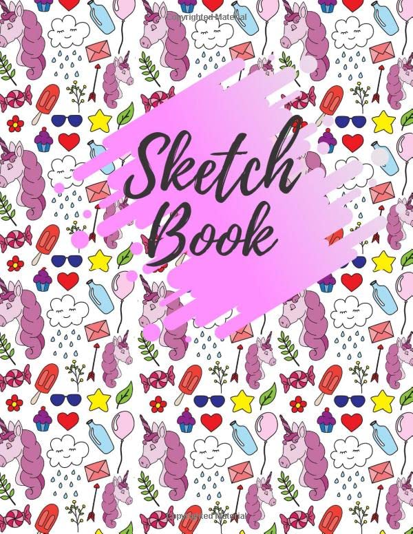 Blank Drawing Book: 100 Pages, 8.5" x 11" Large Sketchbook Journal ...