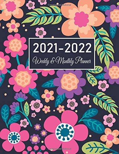 2021-2022 Weekly & Monthly Planner: 2 Year Calendar 2021-2022 Daily ...