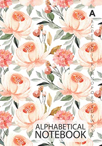 Alphabetical Notebook: A5 Alphabetical A-Z Index Lined Journal with ...