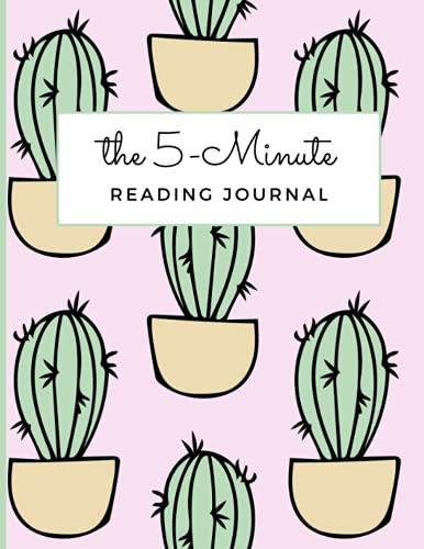 The 5-Minute Reading Journal Cartoon Cacti Pattern: Cute Cacti Book ...