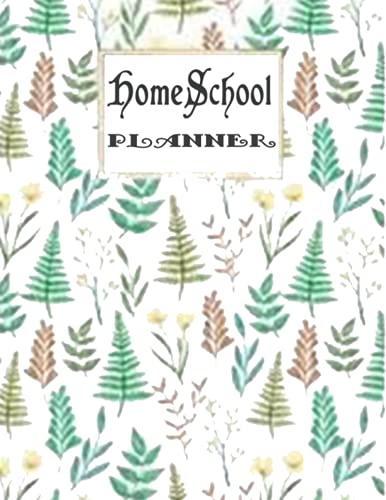 Homeschool Planner: 12 Month Undated Dot Grid Planner, Academic Planner ...